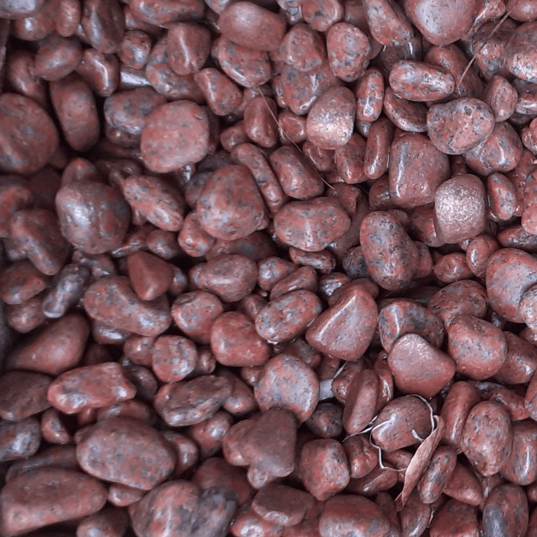 Unpolished Brown Pebbles- Medium 1 kg – Gardenista
